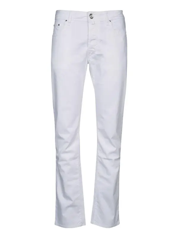 Jacob Cohen Slim Cotton Denim Jeans - White