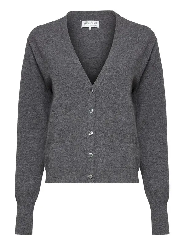 MAISON MARGIELA Wool Cardigan - Grey
