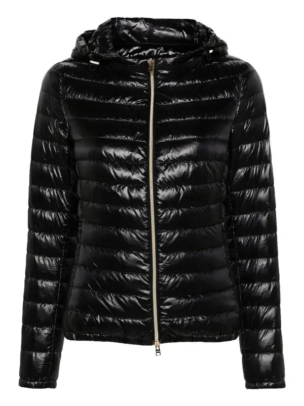 Herno Nylon Short Down Jacket - Black