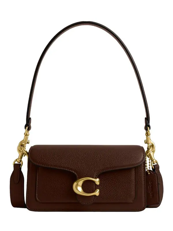 COACH Tabby 20 Leather Shoulder Bag - Brown