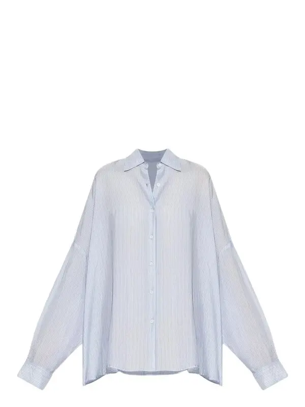 Dries Van Noten Casia Printed Shirt - Sky Blue
