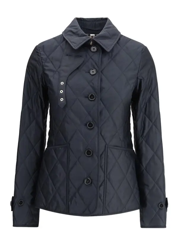 Burberry Quilted Jacket - Blue