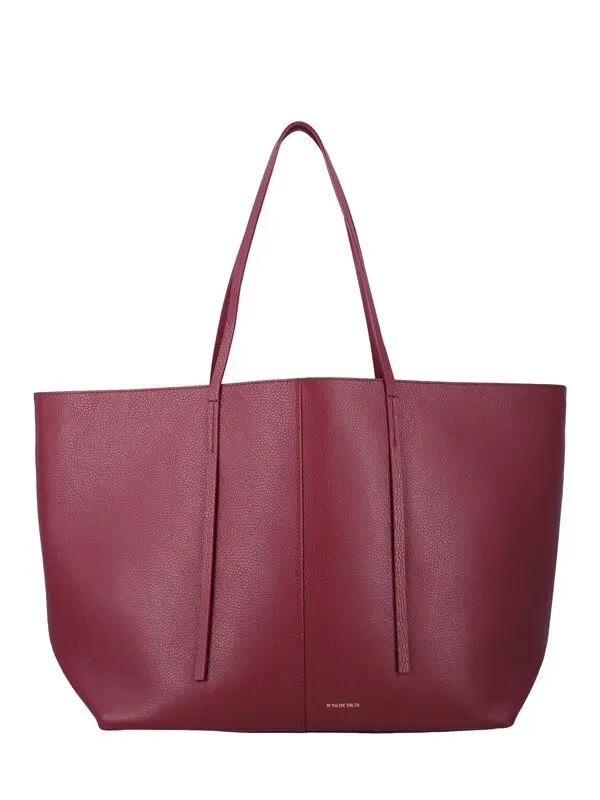 BY MALENE BIRGER Abilla Leather Tote - Cabernet