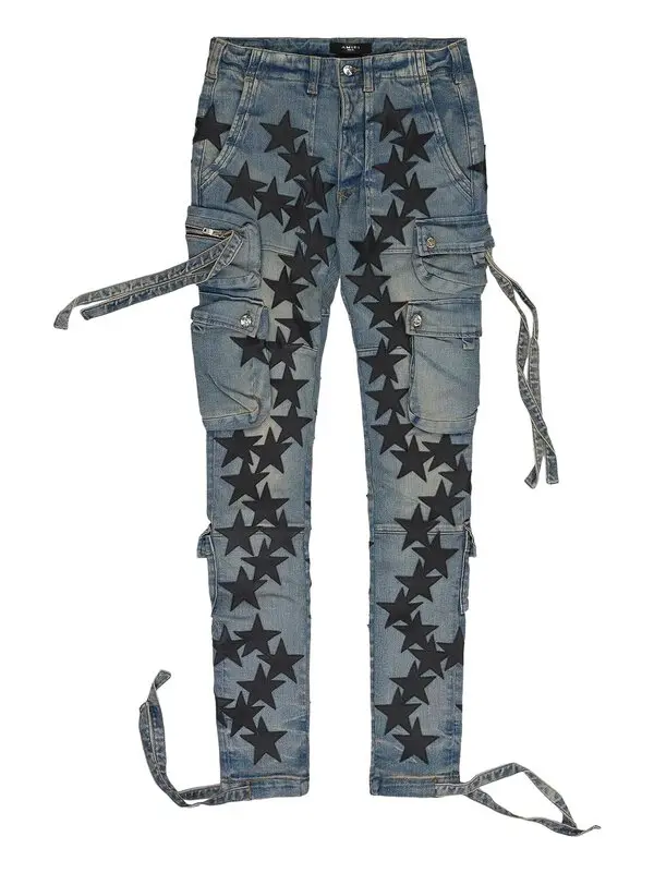 Amiri Chemist Star Tactical Cargo Pants - Blue