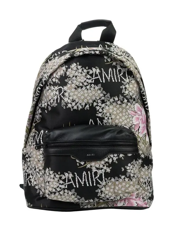 Amiri Hibiscus Jacquard Backpack - Black