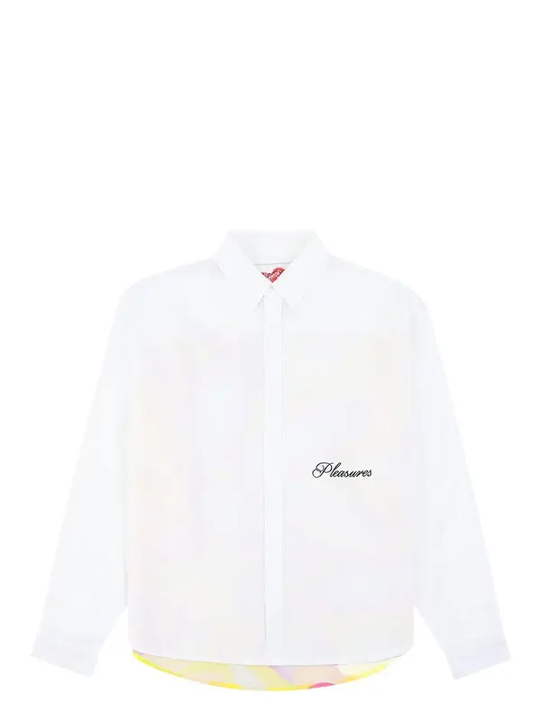 PLEASURES X Richard Bernstein Pilule Button Up - White