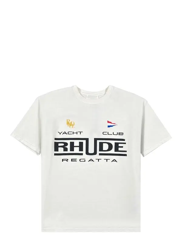 Rhude Regatta Club Tee - White