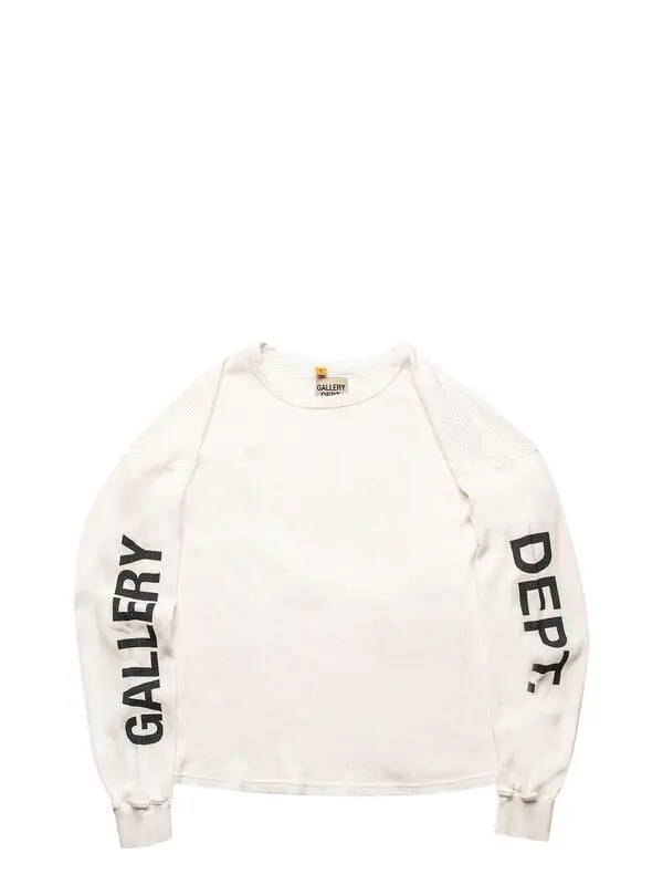 GALLERY DEPT. Thermal Long Sleeve Top - Cream