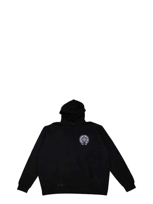 Chrome Hearts Horseshoe Pullover Hoodie - Black
