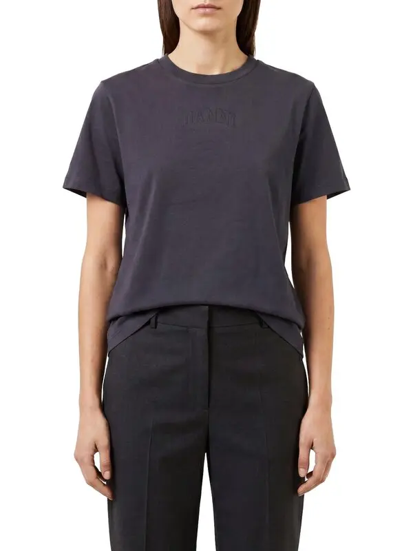 GANNI T-shirt - Charcoal