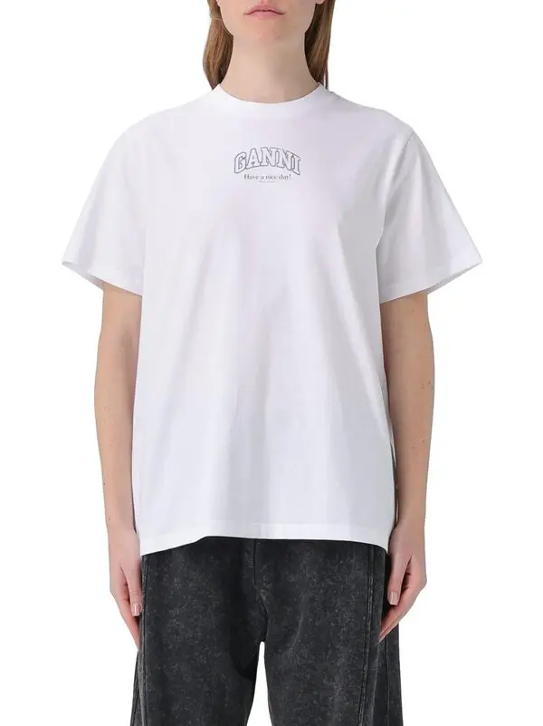 GANNI T-shirt - White
