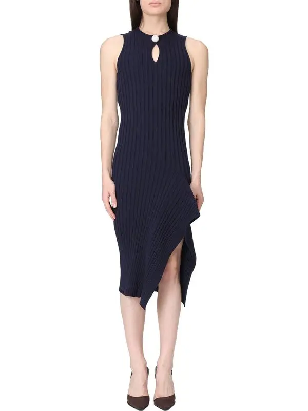 Stella McCartney Ribbed Knit Dress - Ink