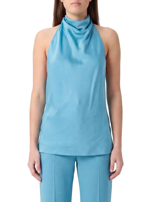 Stella McCartney Halter Neck Draped Top - Blue