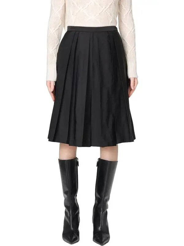 Ermanno Scervino Pleated Skirt - Black