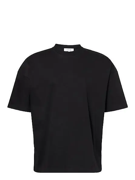 ARNE Relaxed-fit Short-sleeve Cotton T-shirt - Black