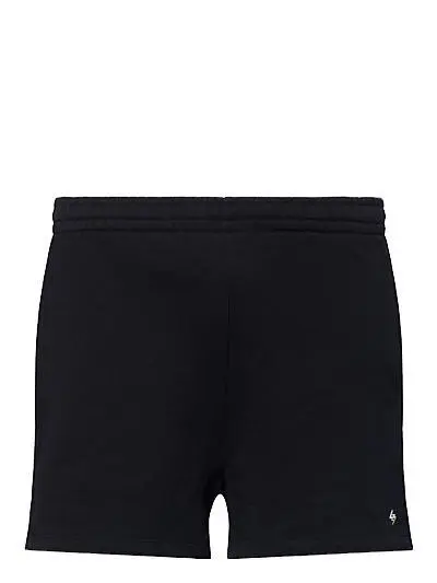 247 BY REPRESENT Logo-print Cotton-jersey Shorts - Jet Black