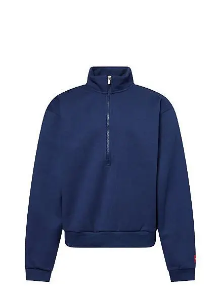 The North Face Cotton-blend Half-zip Sweatshirt - Summit Navy