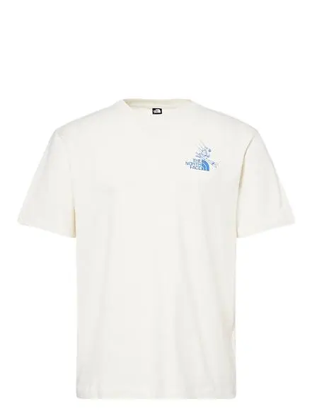 The North Face Mountain Graphic-print Cotton T-shirt - White Dune