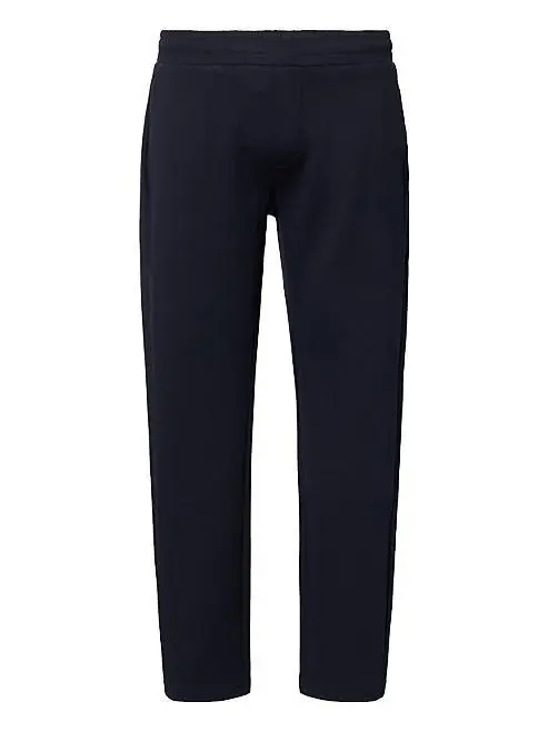 ARNE Adjustable-waistband Formal Woven Trousers - Navy