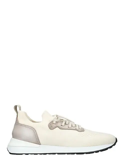Magnanni Grafton Knit Woven Trainers - Cream