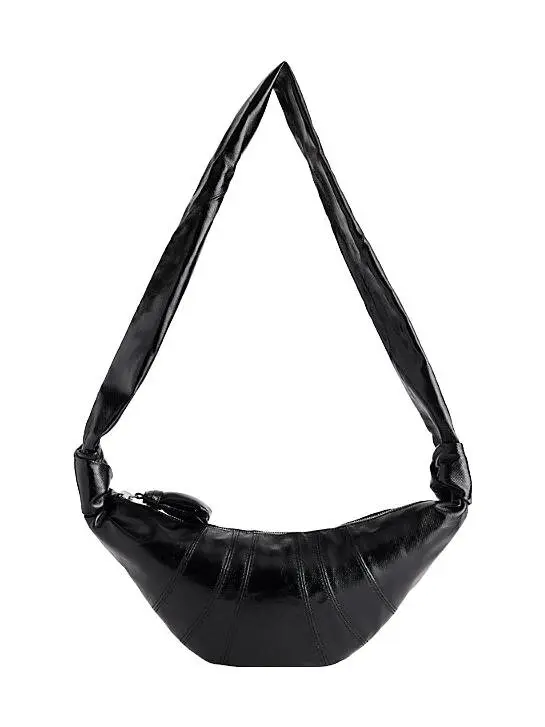LEMAIRE Croissant Small Bag - Black