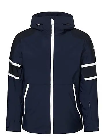 Fusalp Hooded Shell-woven Ski Jacket - Marin/noir/neige