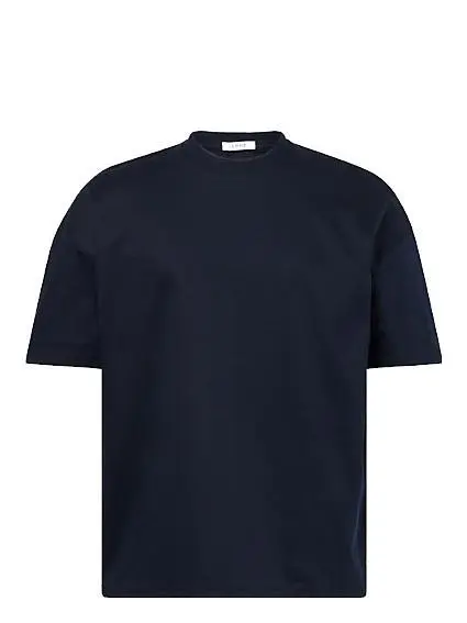 ARNE Relaxed-fit Short-sleeve Cotton T-shirt - Navy