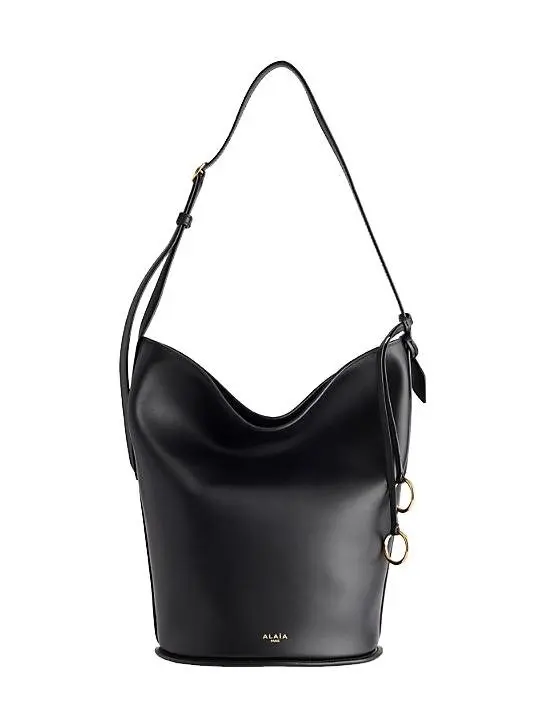 Alaïa Small Leather Bucket Bag - Noir