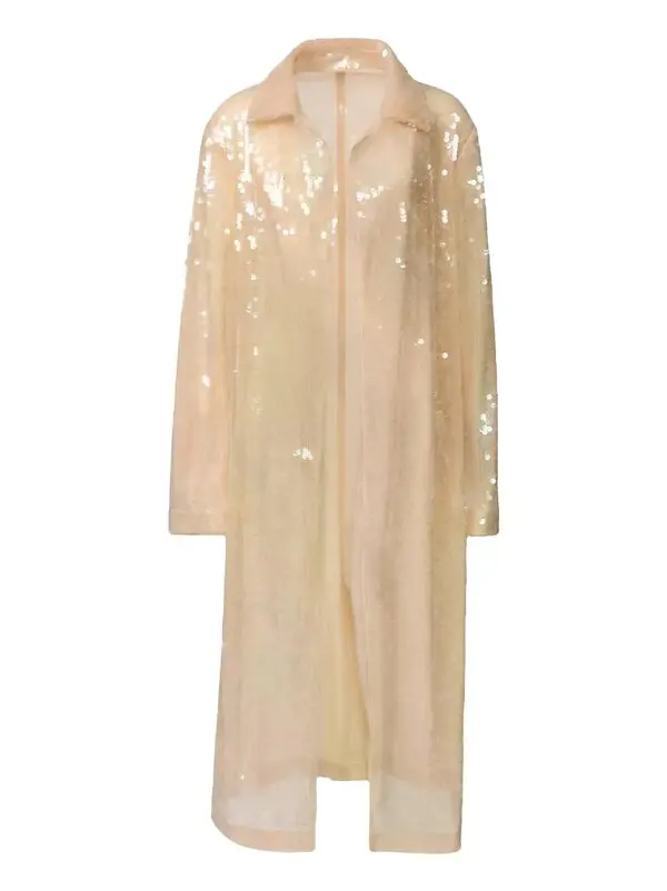 Fabiana Filippi Sequin-embellished Coat - Neutrals