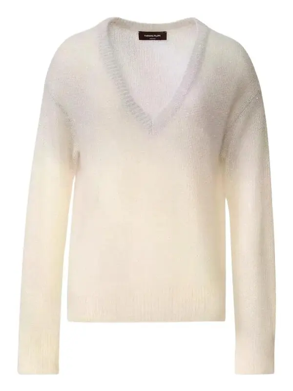 Fabiana Filippi V-neck Sweater - Neutrals