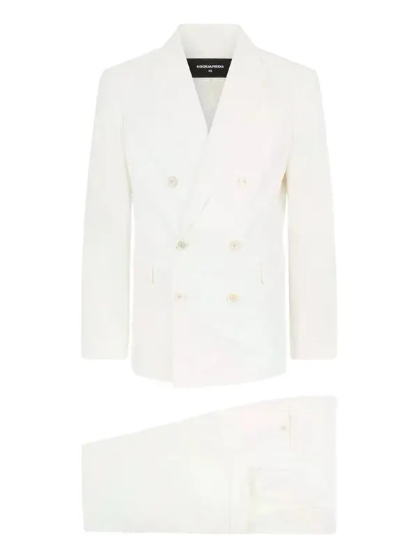Dsquared2 Casablanca Double-breasted Suit - White
