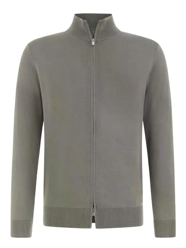 Boggi Milano Full Zip Jumper - Grey