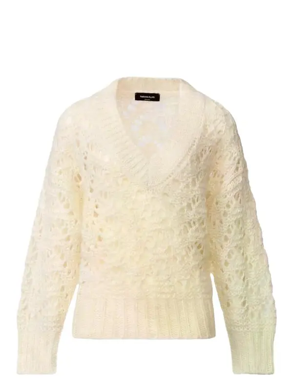 Fabiana Filippi V-neck Sweater - Neutrals