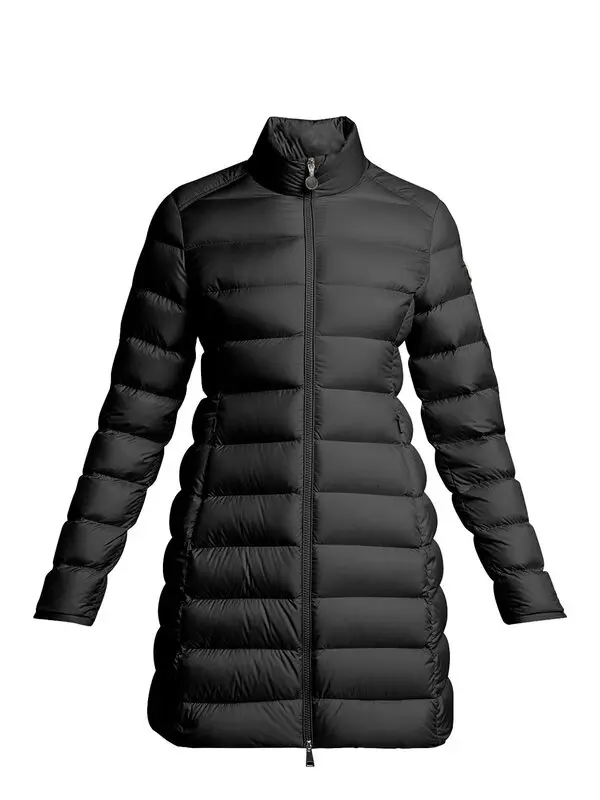 Moncler Igesse Long Down Puffer Coat - Black