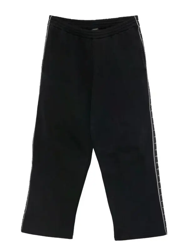 Balenciaga Striped Track Pants - Black