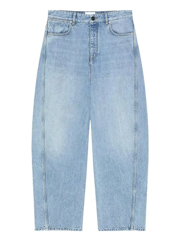 Givenchy Stone-washed Barrel-leg Jeans - 452-light