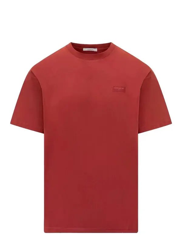 Givenchy Paris Patch T-shirt - Red