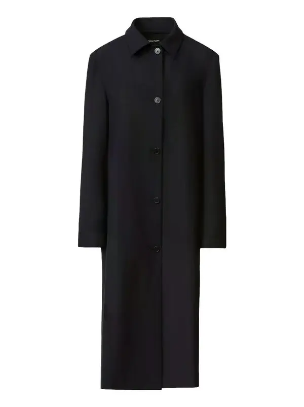Fabiana Filippi Button Coat - Black