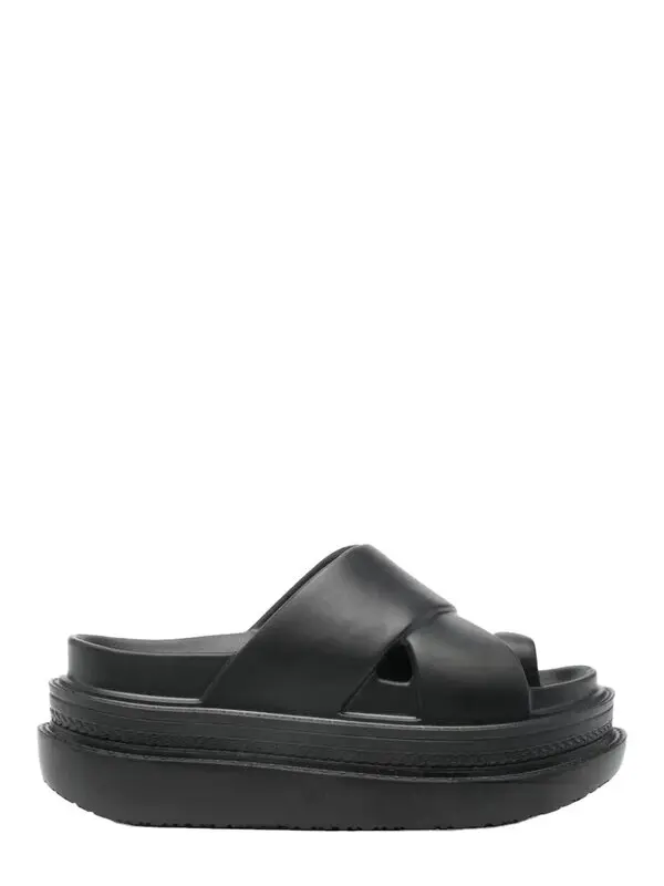 Sacai Criss-cross Platform Sandals - Black