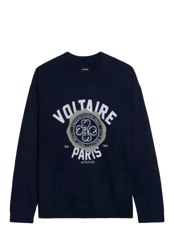 Zadig&Voltaire Graphic Sweater - Blue