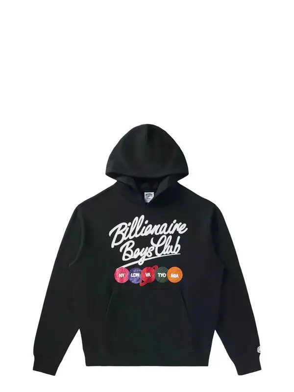 BILLIONAIRE BOYS CLUB Text-print Hoodie - Black