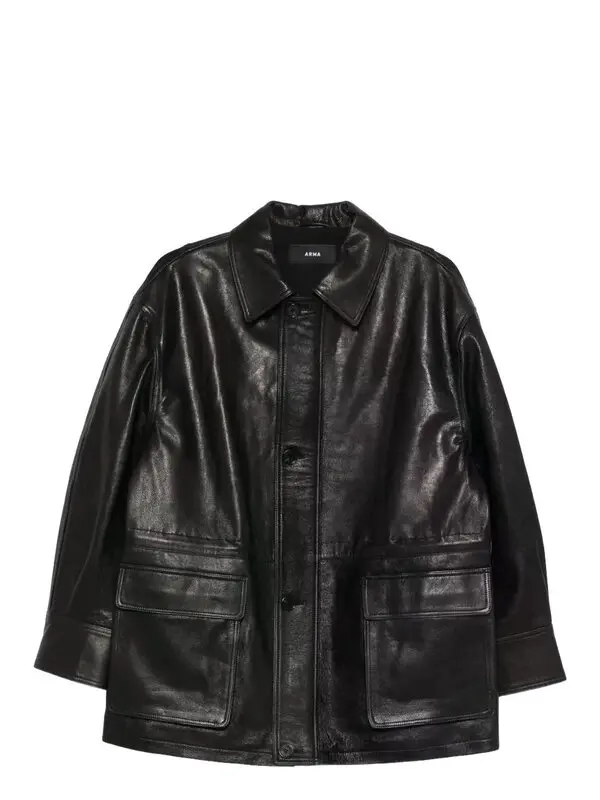 ARMA Maeve Leather Jacket - Black