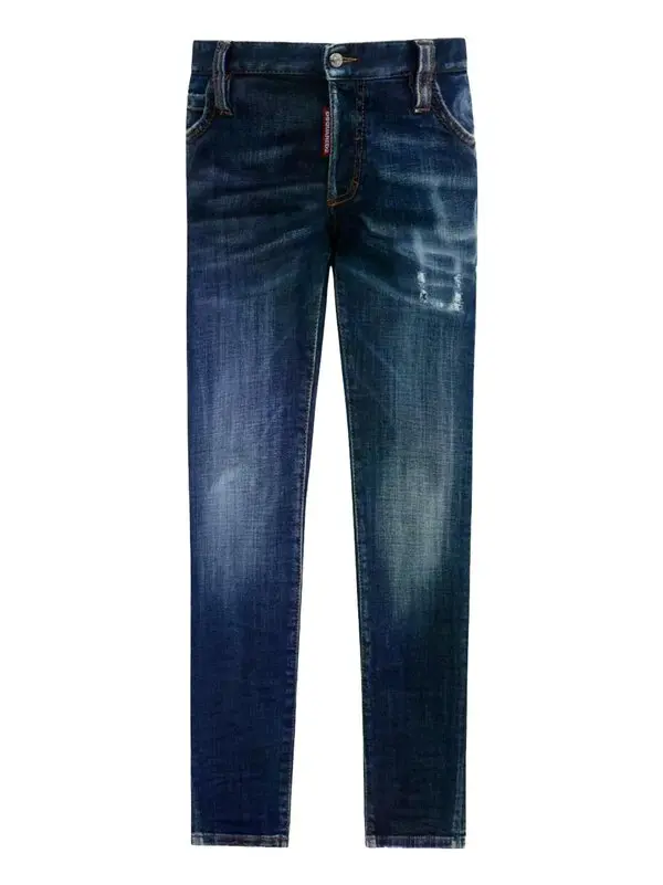 Dsquared2 Distressed Trousers - Blue