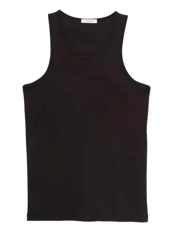 LEMAIRE Round-neck Tank Top - Black