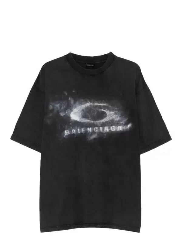 Balenciaga Graphic T-shirt - Black