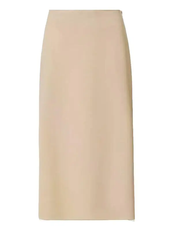 Fabiana Filippi Zip-fastening Midi Skirt - Neutrals