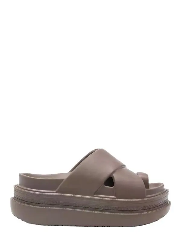 Sacai Criss-cross-strap Sandals - Brown