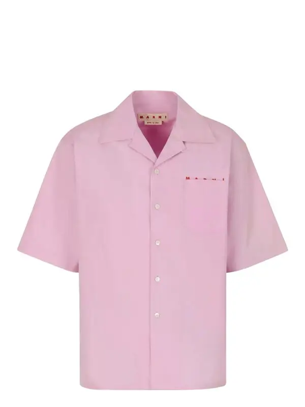 Marni Logo Pocket Shirt - Pink