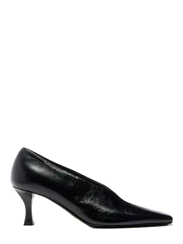 Proenza Schouler Square-toe Leather Pumps - Black