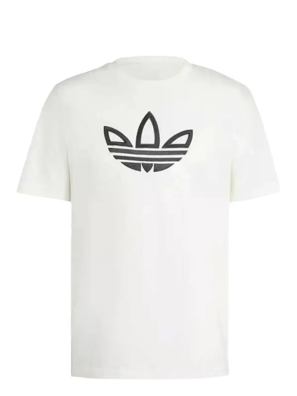 Adidas Logo-print Short-sleeve T-shirt - Neutrals